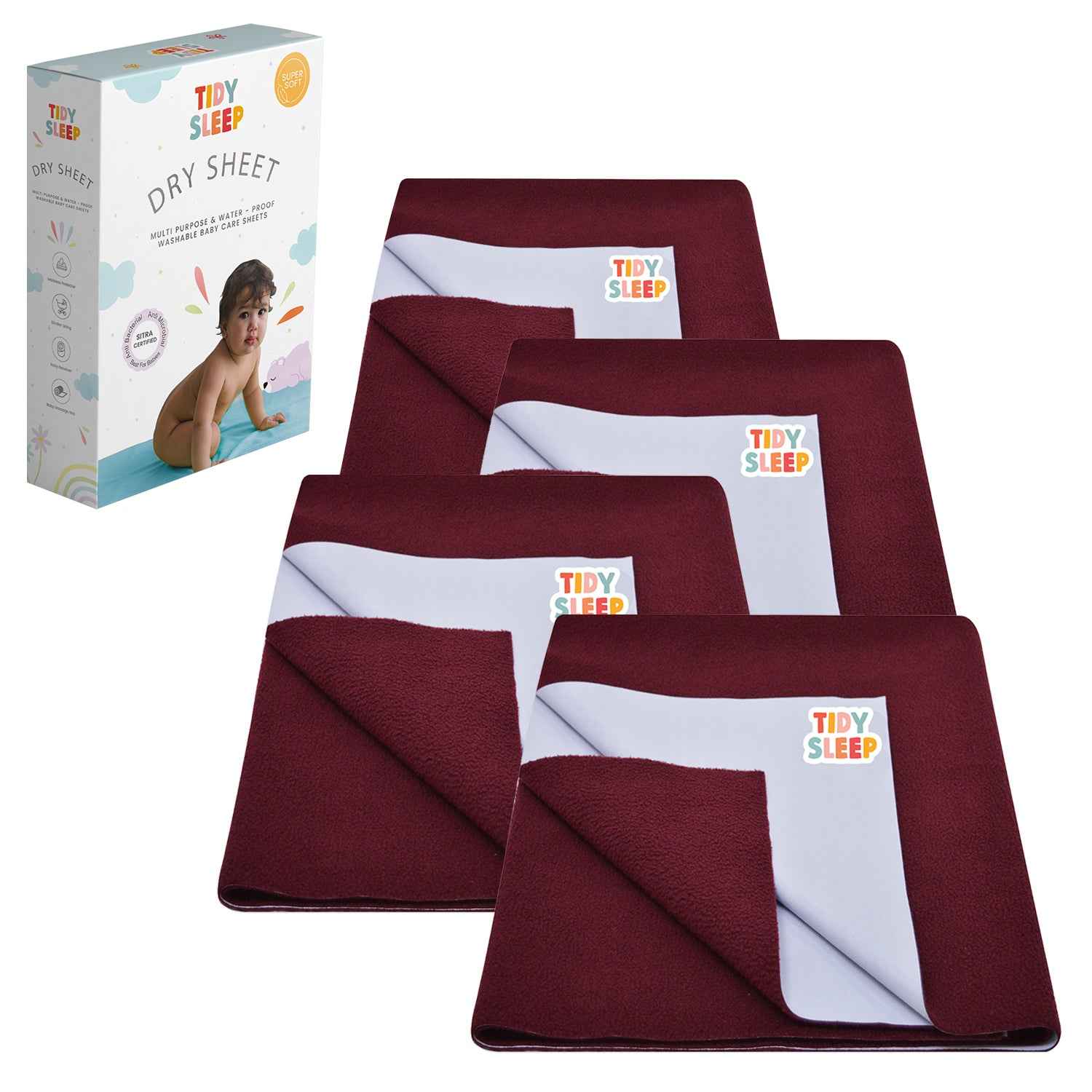 Buy Waterproof Baby Dry Sheets Online - Tidy Sleep
